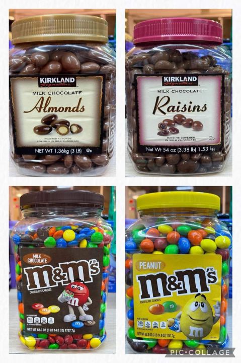 kirkland almonds & raisins/ M&M's Pantry size | Lazada PH