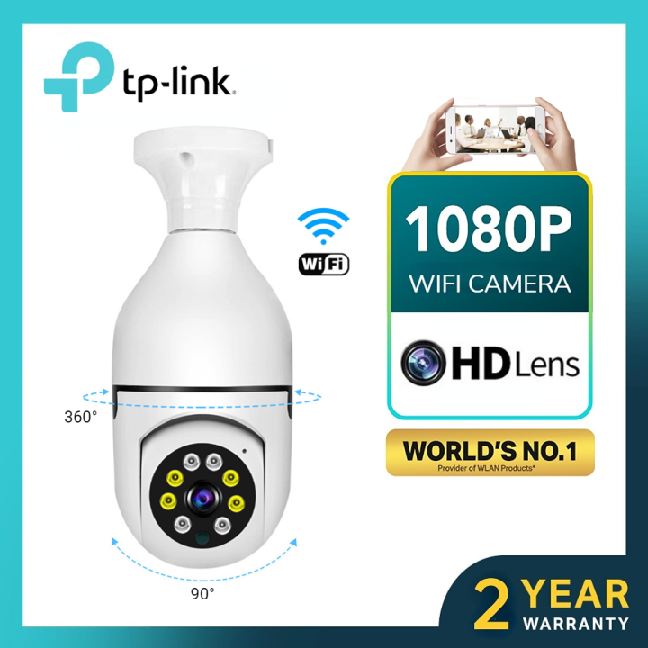 Tp-Link 1080P CCTV Bulb Camera 360° Rotate Auto Tracking Smart Camera ...