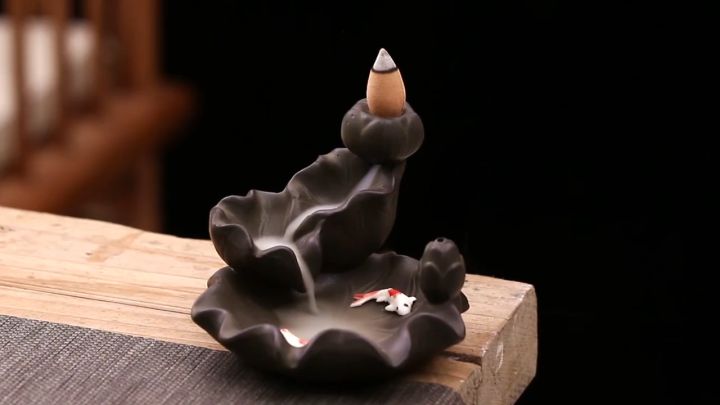 C Space Lushan Yunhai arus balik dupa burner ornamen kreatif baru ...