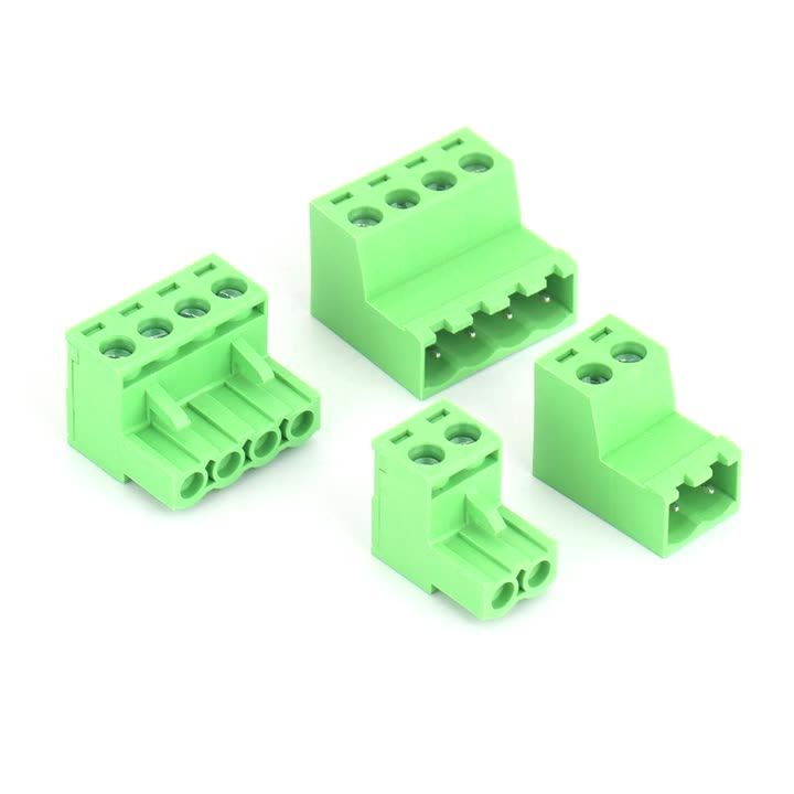 BODING 2EDGRK-5.08mm 2Pin 4Pin 6Pin Pluggable Terminal Blocks Connector ...
