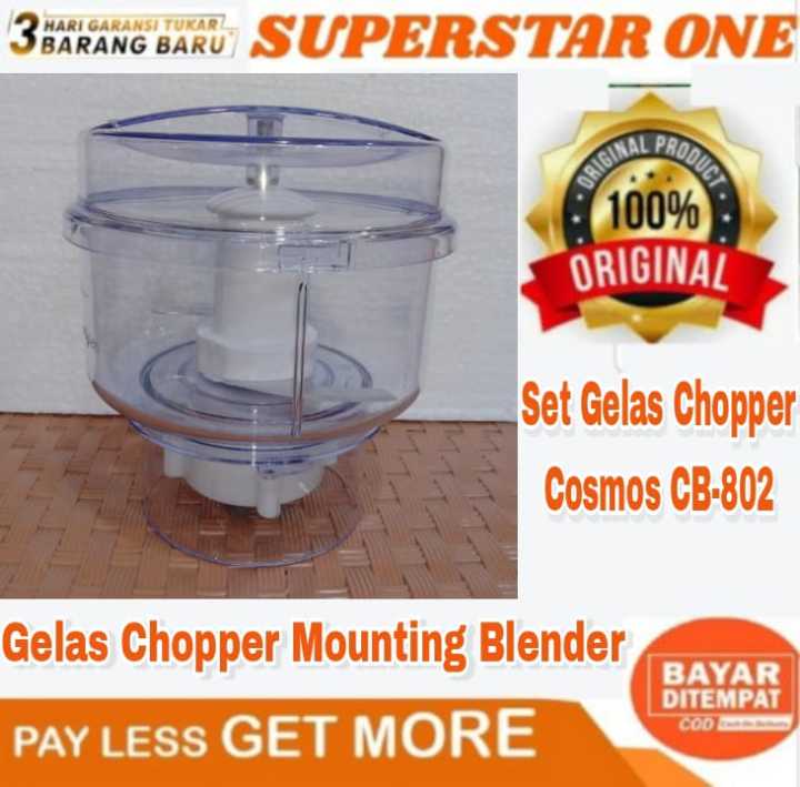 Gelas Chopper Mounting Blender Cosmos CB-802 Set Gelas Chopper Cosmos ...