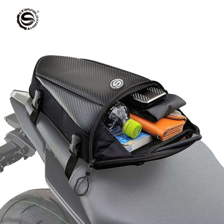 High Quality Motorcycle Tail Bag Moto Bike Rear Trunk Back Seat Rider ...