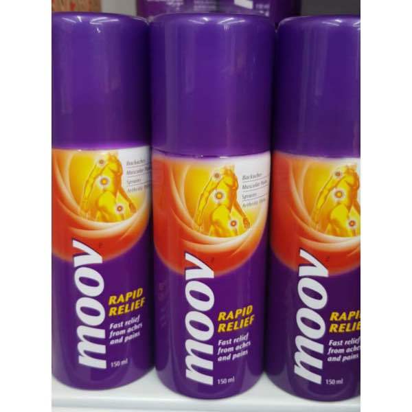 Moov Rapid Relief Spray 150ml – Fast-Acting Muscle & Joint Comfort | Lazada