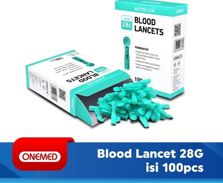blood lancet 28G 30G blood lancets perbox isi 100 | Lazada Indonesia