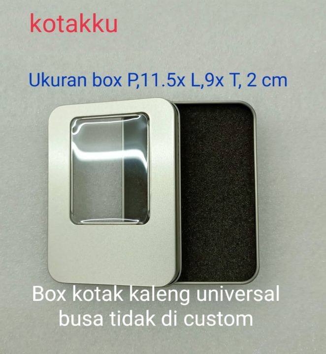 Box kotak kaleng besar jendela Mika universal busa tidal di custom ...