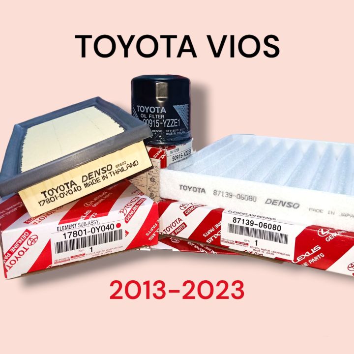 TOYOTA VIOS FILTERS GEN 3 AND UP TO 2022 VIOS AIR FILTER VIOS AC FILTER ...