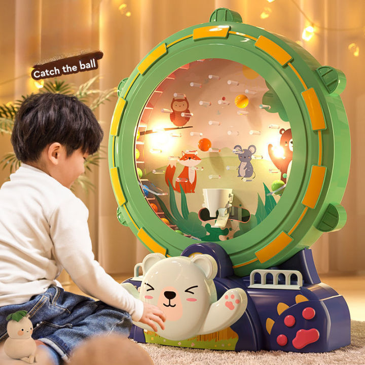 Children Electric Ferris Wheel Pinball Toy Mini Claw Arcade Machine ...