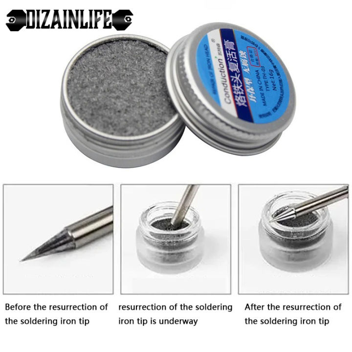 Soldering Iron Tip Activator Refresher Solder Cream Clean Paste Solder ...
