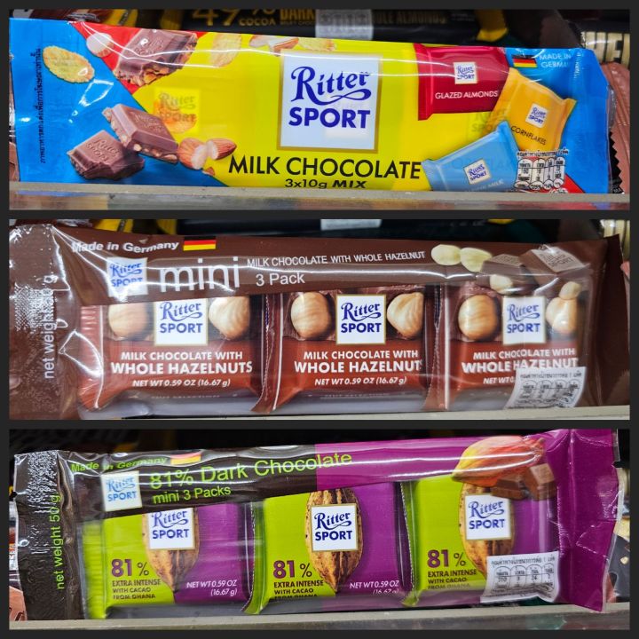 Ritter Sport Chocolate ริทเทอร์ สปอร์ต ช็อกโกแลต for Christmas and New ...