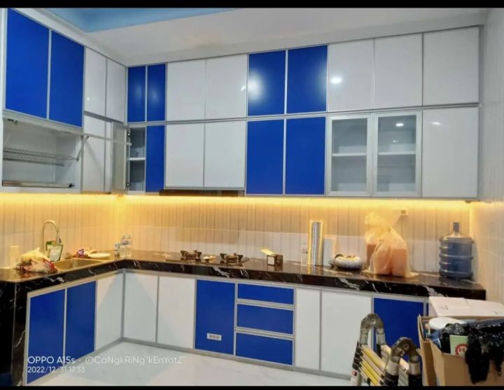 PROMO Kitchen Set Bahan Alumunium Anti Rayap Kitchen Set Minimalis ...