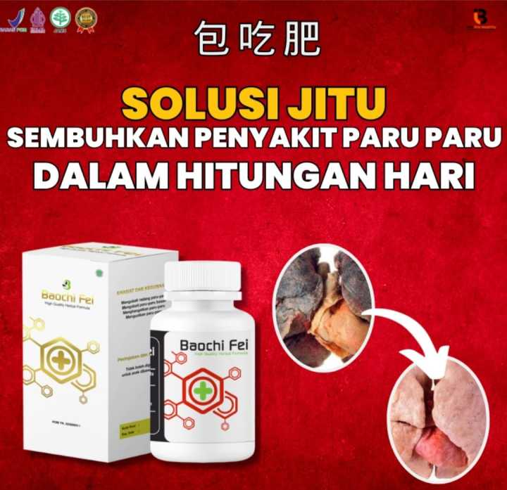 Baochi Fei 30 Kapsul Solusi Jitu Atasi Penyakit Paru Paru Sesak Nafas ...