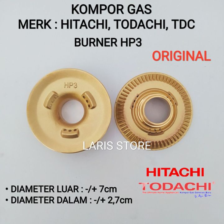 Burner Kuningan Kecil HP3 Original Kompor Gas Hitachi Todachi TDC ...