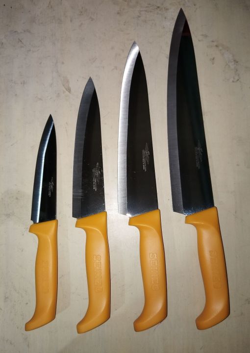 Authentic Japanese Sekizo Chef Knife Orange Handle | Lazada PH