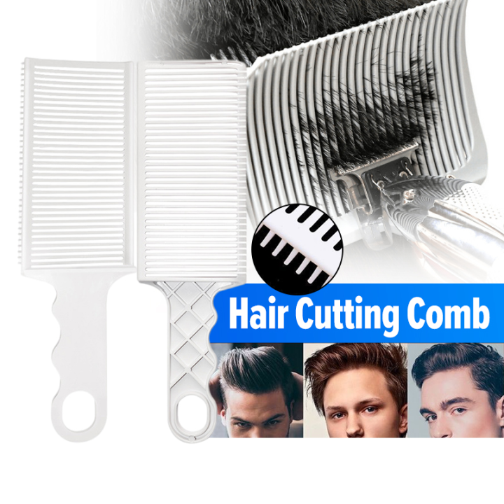 Barber Fade Combs Hair Cutting Resistant Positioning Comb Clipper Blending Flat Top Hair Comb ...