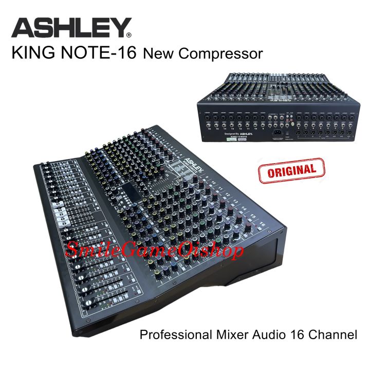 Mixer Ashley King 16 Note 16 Channel Interface USB – Bluetooth to pc ...