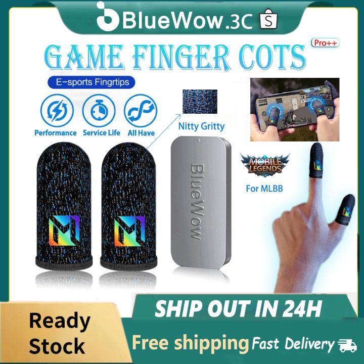 BlueWow New Custom Pro++ 【Mobile Legends】 Game Finger Gloves Suitable ... BlueWow New Custom Pro++ 【Mobile Legends】 Game Finger Gloves Suitable ...