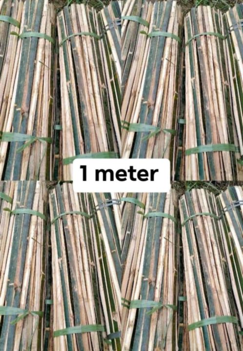 10pcs - 1meter, 100cm Native Bamboo slat, Kawayan na pang sahig ...