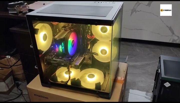 YGT N275 Gaming Case Micro ATX Pc Case With Tempered Glass Black ...