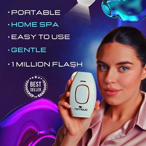 【KL STOCK】REMOVO Laser IPL Hair Removal at Home/Epilator Laser Electric ...