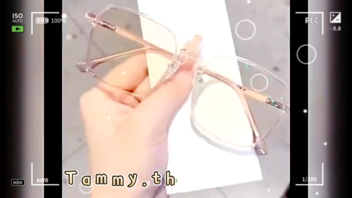 UIMI [ส่งฟรี]แว่นสายตาสั้นเลนส์ออโตเมติก ออกแดดเปลี่ยนสี UV400 แว่นกรองแสง ผญ แว่นตาสายสั้น ...