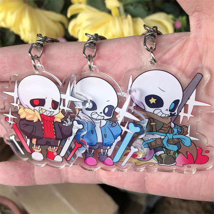 Game UNDERTALE Frisk Sans Flowey Toriel Cosplay Costumes Anime Keychain ...