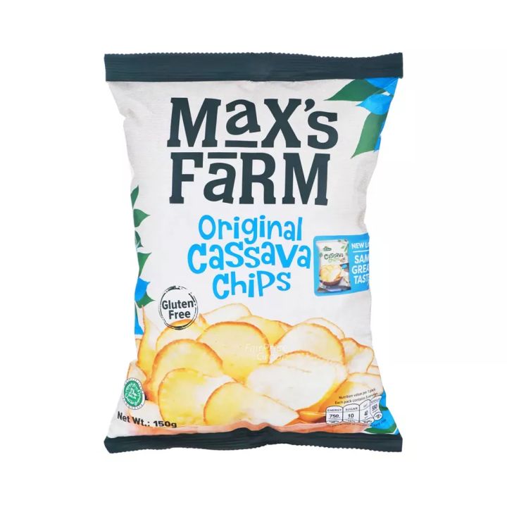 (2 pc) Max Farm cassava chips tapioca potato chips snacks bar snacks ...