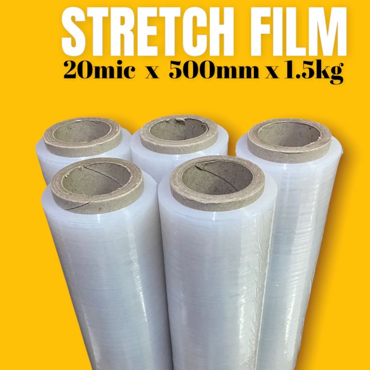 STRETCH FILM / JACK WRAP 20mic X 500mm x 1.5KG | Lazada PH
