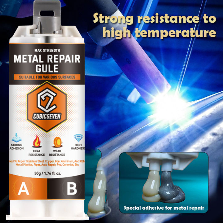 Cubicseven Strong Metal Repair AB Glue Welding Metal Heat Resistance ...