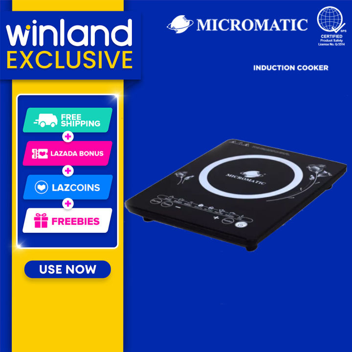 Micromatic by Winland Induction Cooker with 8 Multiple Cooking Functions MIC-21 | Lazada PH