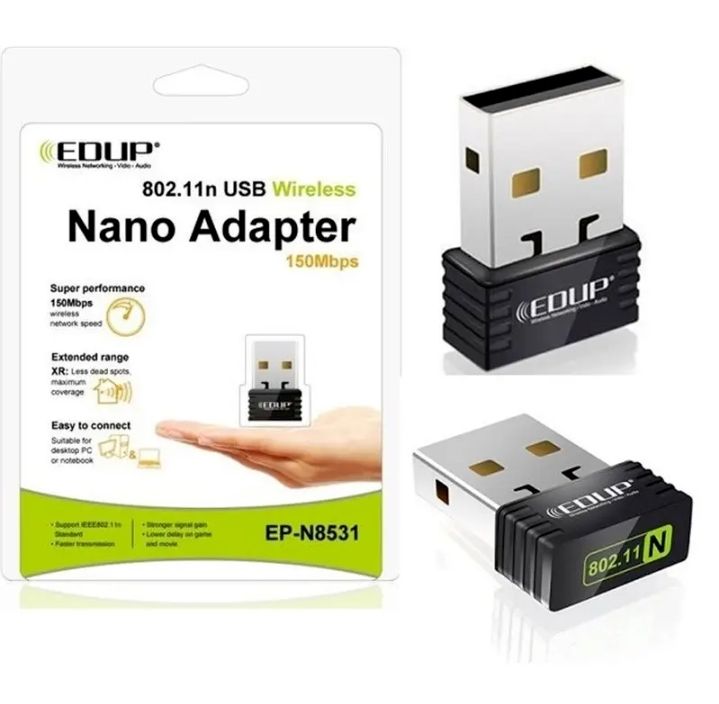 EDUP USB WIRELESS ADAPTER (EP-N8531) | Lazada PH