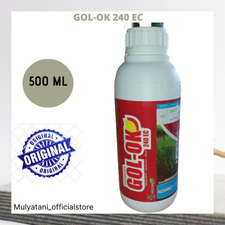 Herbisida Obat Racun Pembasmi Hama Gulma Rumput Semprot Sistemik Gol-ok ...