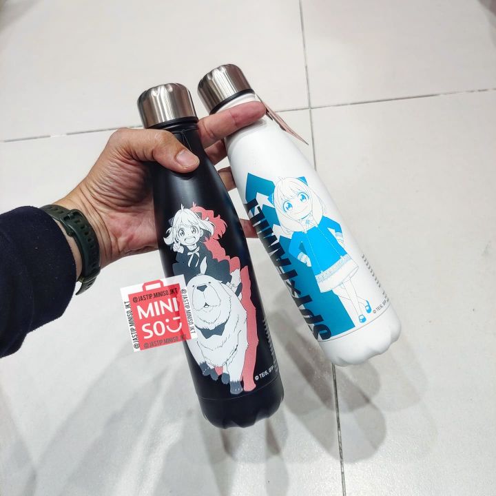 MINISO x SPY X FAMILY 🆕 Botol Minum Stainless Steel SPY X FAMILY ...