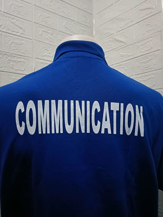 POLO SHIRT SCAN COMMUNICATION | Lazada PH