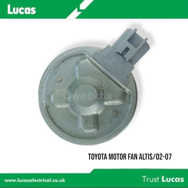 Genuine Lucas Fan Motor Toyota Corolla Atlis 2002 - 2007 | Lazada PH