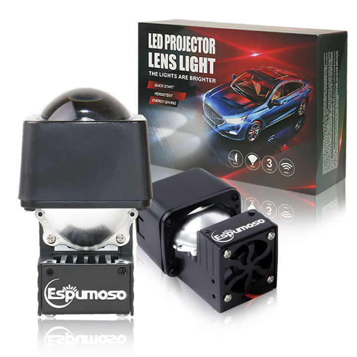 Bi Led Projector Retrofit Waterproof LED High Beam Projector 1.5 inch ...
