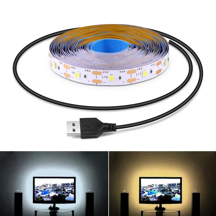 DC 5V USB Dây Đèn LED Ánh Sáng 2835 SMD Băng Cho Gương Tivi Đèn Nền ...