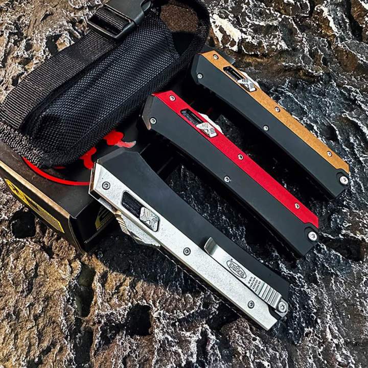 มีดสปริงตรง มีดพก Microtech M390 พร้อมส่ง ราคาถูก | Lazada.co.th