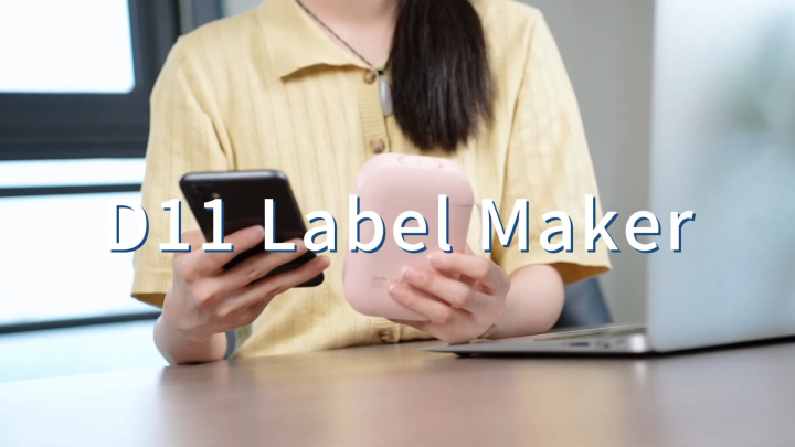 AiYin D11 Pro เครื่องพิมพ์ฉลากเทอร์มอลแบบพกพา พิมพ์สติ๊กเกอร์ชื่อและ ...