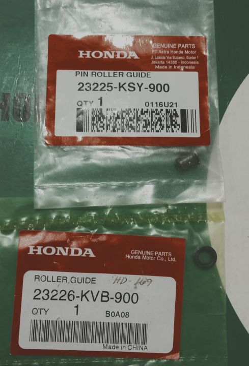 Pin, Roller Guide n Roller Guide.,(1pair)#10-11., Honda genuine.Honda ...