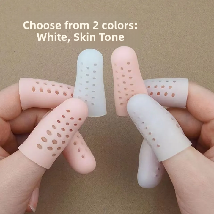 New Breathable Silicone Finger Covers for Writing Moisturizing Hand ...