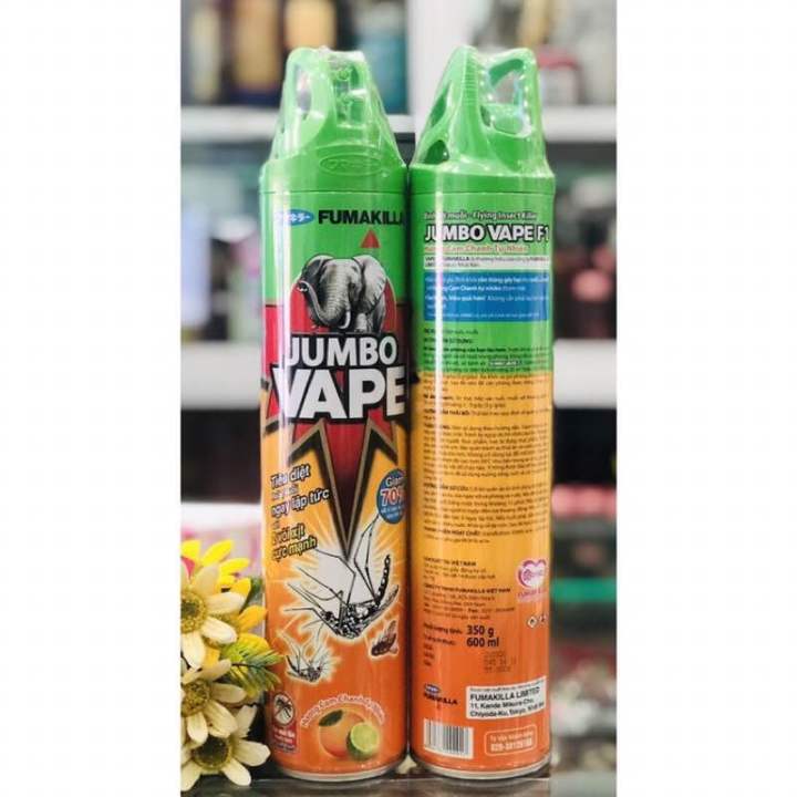 Bình xịt muỗi/côn trùng JUMBO VAPE - Chai 600ml | Lazada.vn