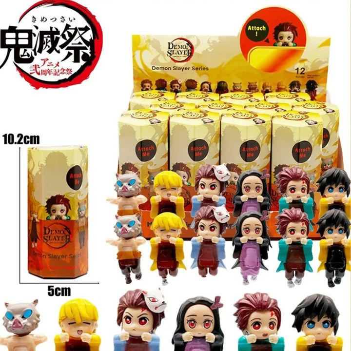 2025 Demon Slayer Hippers Blind Box Mini Action Figures Collectible ...