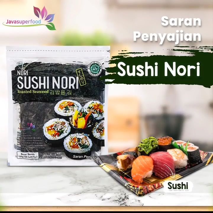 Java Superfood SUSHI NORI [ 10 lembar ] Halal MUI | Lazada Indonesia