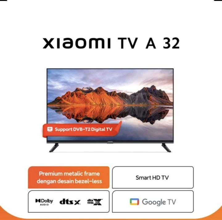 Xiaomi TV GTV A 32" Google TV 32 inch Mi TV A 32 2024 | Lazada Indonesia