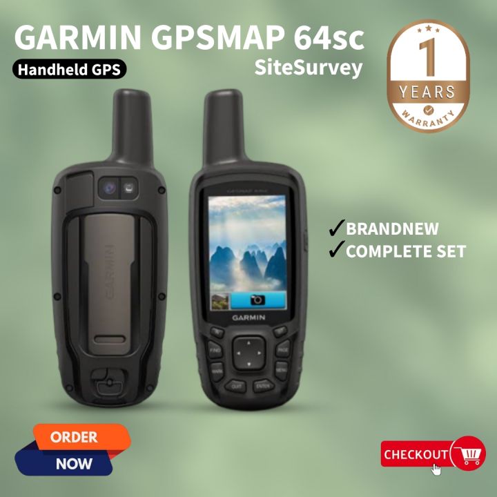 GARMIN GPSMAP 64sc SiteSurvey Handheld GPS with 1 year warranty | Lazada PH