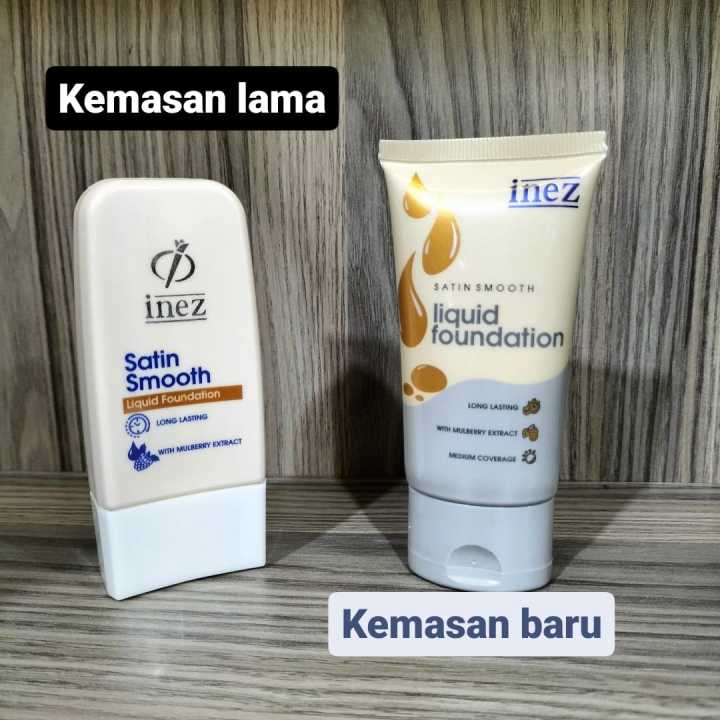 [ INEZ ] Satin Smooth Liquid Foundation | Lazada Indonesia