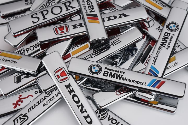 Car Modified Car Badge Solid 3D Three-Dimensional Metal Bumper Stickers ...