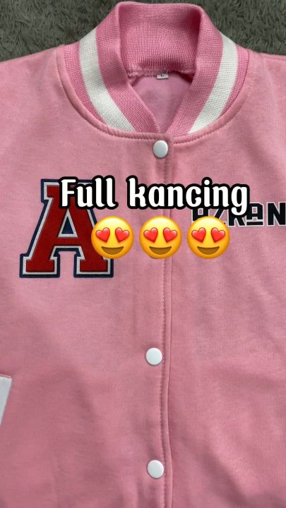 JAKET ANAK PEREMPUAN USIA 2 -13 TAHUN JACKET BASEBALL VARSITY ANAK BISA ...