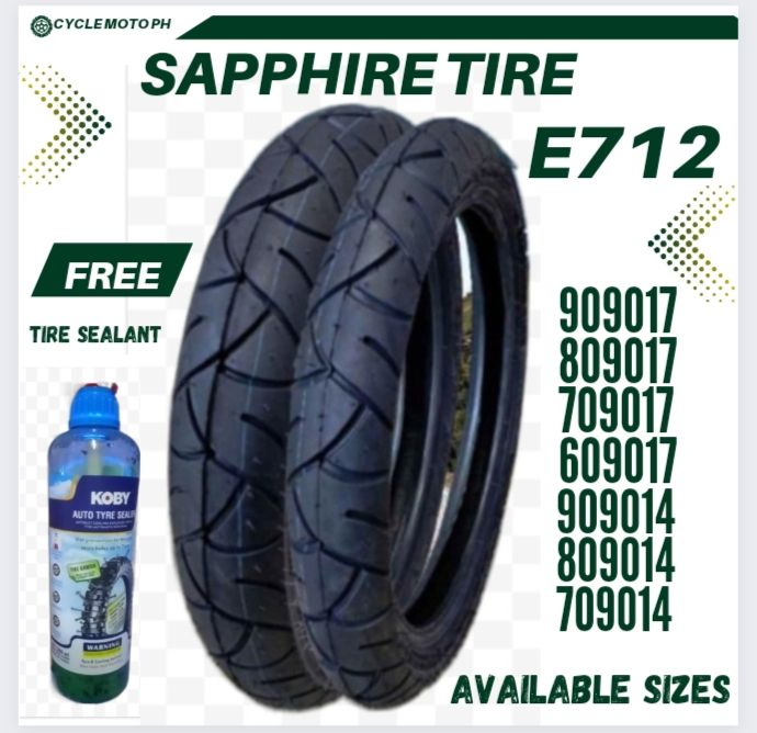 SAPPHIRE TIRE E712 HEAVY DUTY [1PC.] with FREE TIRE SEALANT | Lazada PH