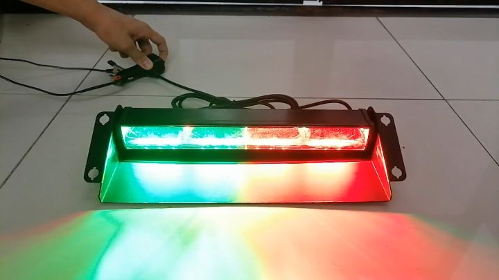 12V Red-Green Dashboard Blinker Emergency Light (14 inches) | Lazada PH